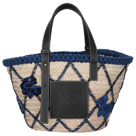Loewe | Bags | Loewe Animal Basket Bag Small Blue | Poshmark